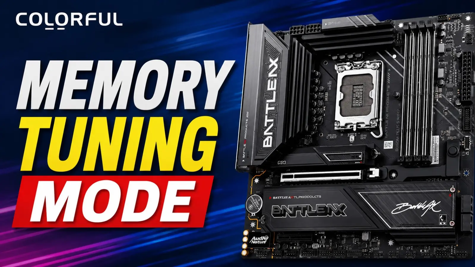 Colorful Memory Tuning Mode Boosts Intel 800 Series Gaming Performance
